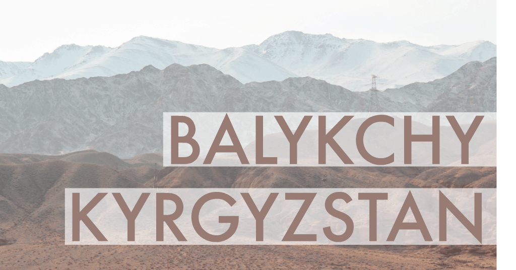 They are Building a Road to the Mountains in Balykchy, Kyrgyzstan