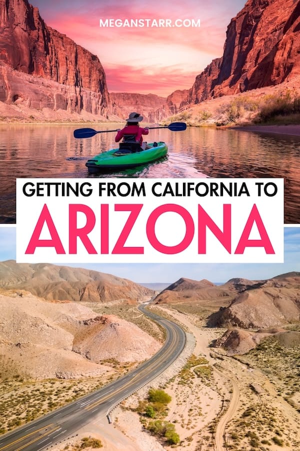 Ultimate California to Arizona Road Trip in 3-5 days (+ Map)