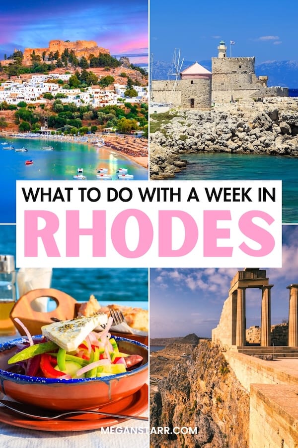 7 Days on Rhodes: The Perfect Week on Rhodes Itinerary (+ Map!)