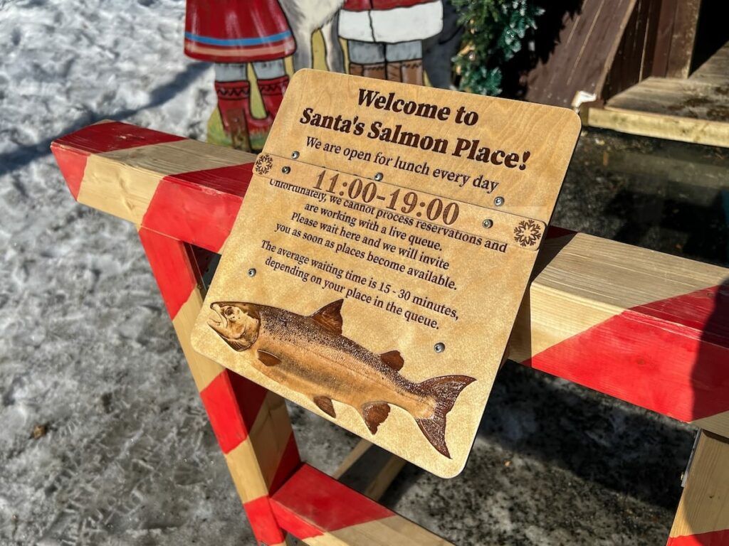 Santa’s Salmon Place: The Best Salmon at Santa Claus Village